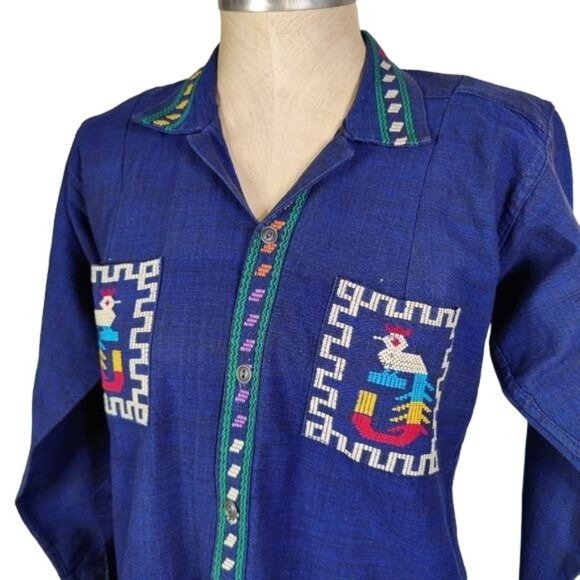 Vintage | Tops | Vintage Guatemalan 7s Handmade Quetzal Bird ...